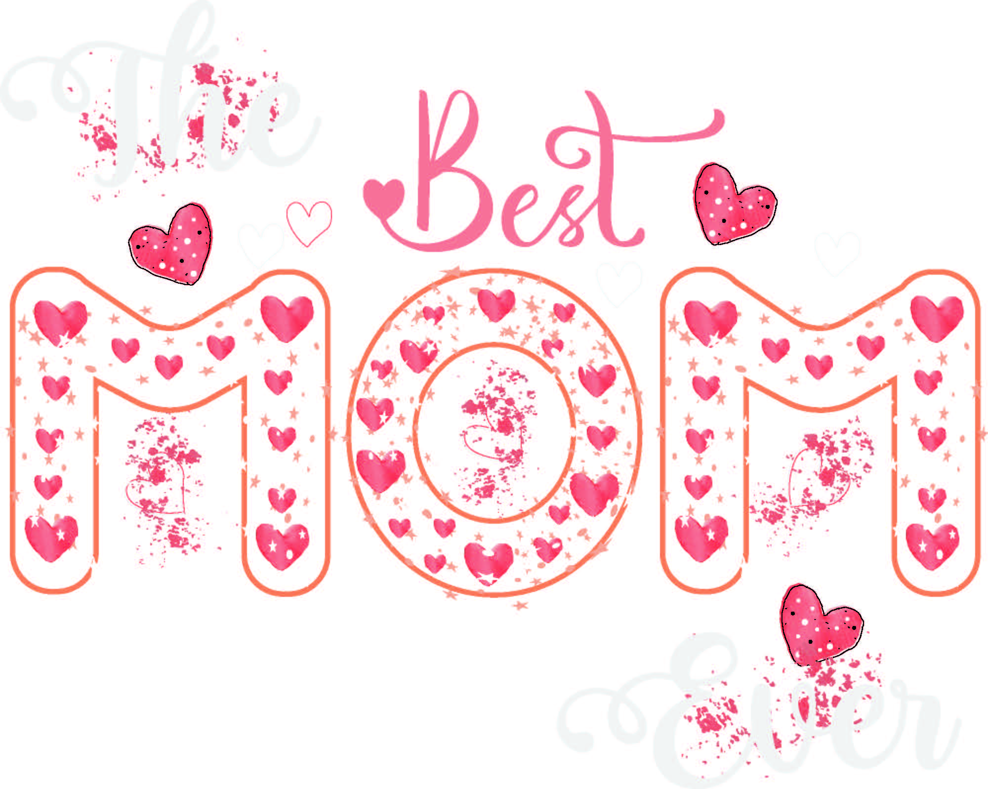 Best Mom Ever Mother's Day DTF – W & H Legacy Graphics Inc