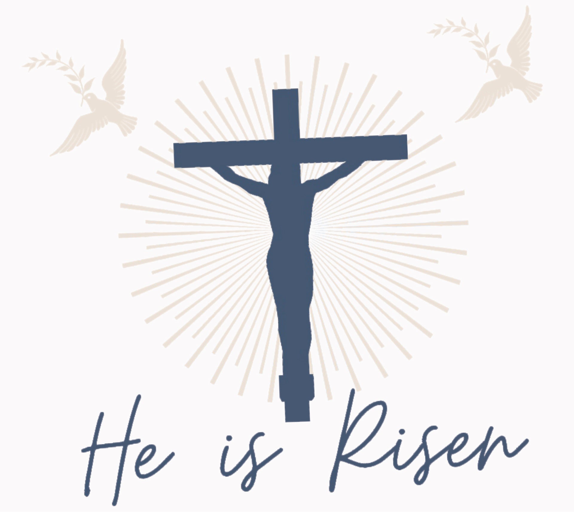 He Has Risen - Easter DTF – W & H Legacy Graphics Inc